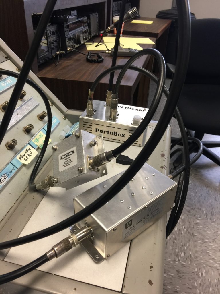 4/21 HF Triplexer Test #1 – Johnson Space Center Amateur Radio Club